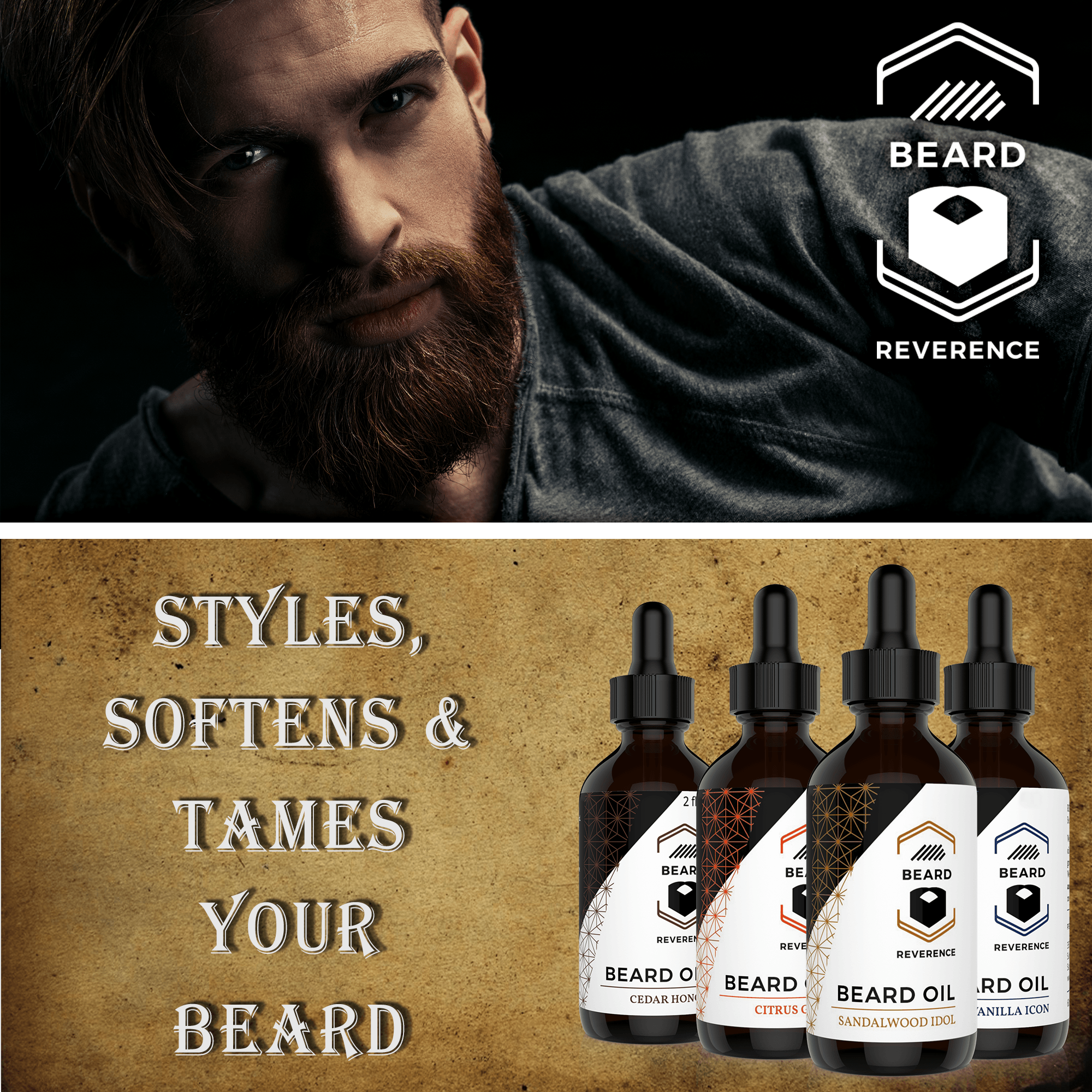 Beard Oil Variety 4 Pack Beard Reverence